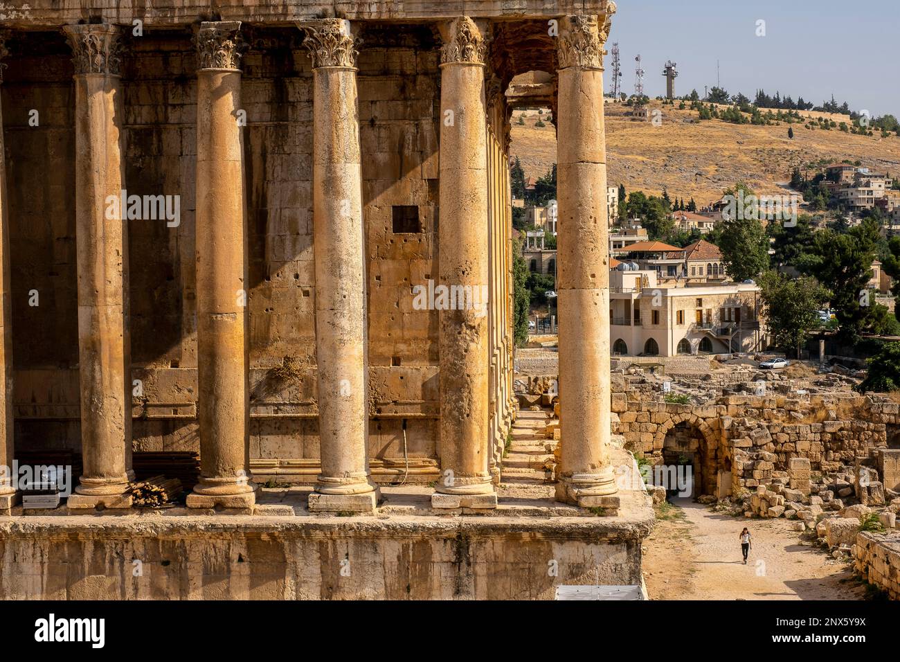 Temple of Bacchus, Baalbeck, Bekaa Valley, Lebanon Stock Photo - Alamy