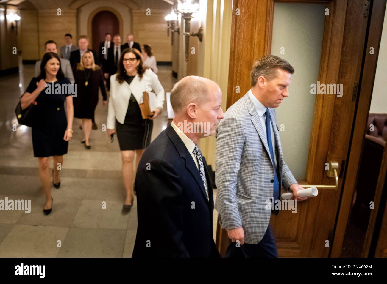 Republican leaders including Senate Majority Leader Paul Gazelka ...