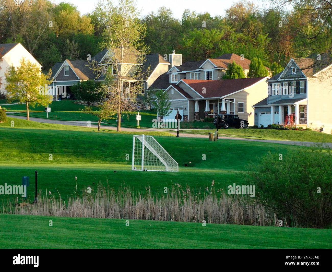 Lady Lauren Drive NE in the Wellington Ridge neighborhood of Algoma ...