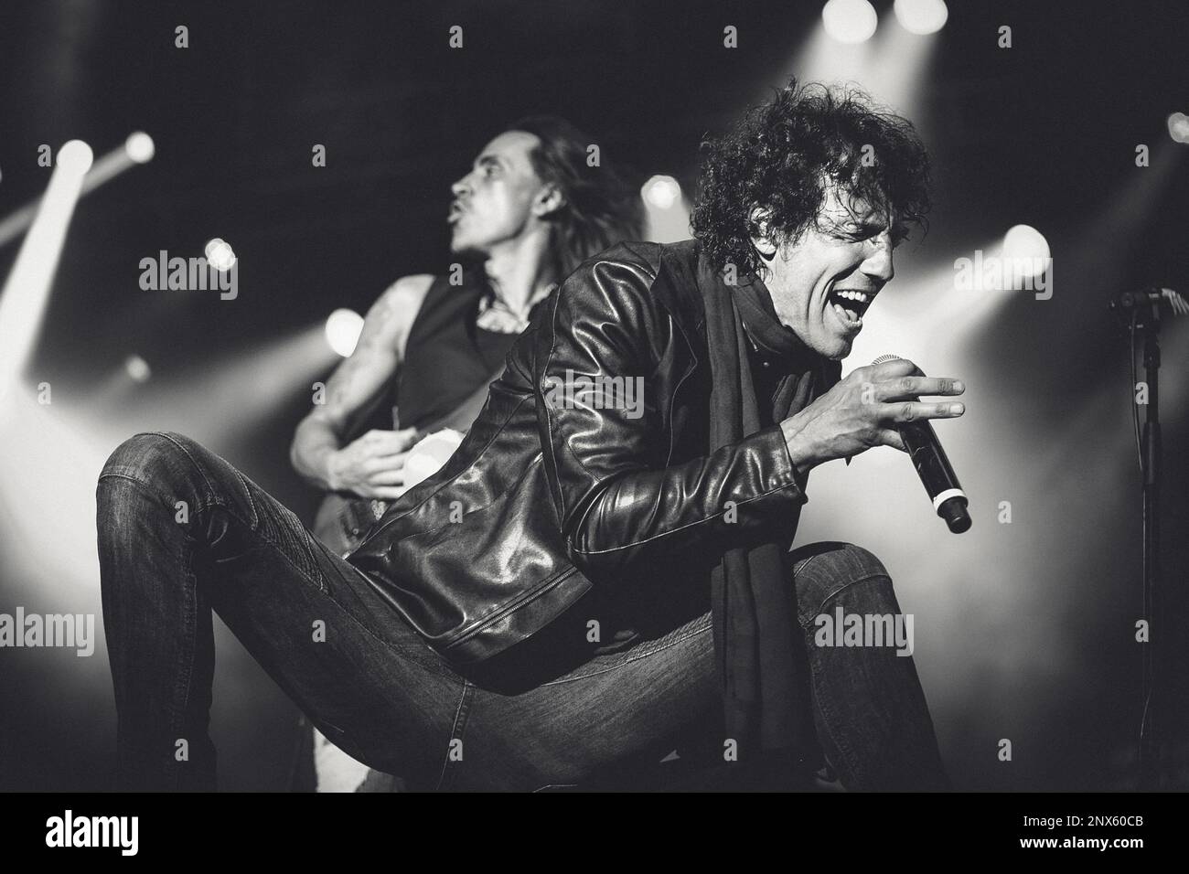 Gary Cherone and Nuno Bettencourt of Extreme performing live on stae ...