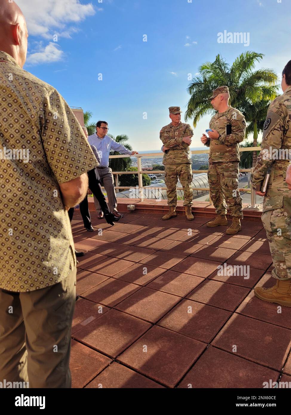 (pictured center) Brig. Gen. Joseph Ricciardi, Director of Operations ...