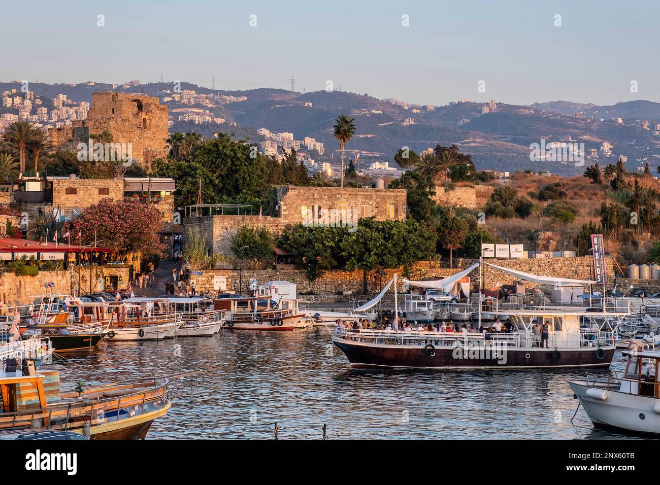 Port, harbour, Byblos, Lebanon Stock Photo - Alamy