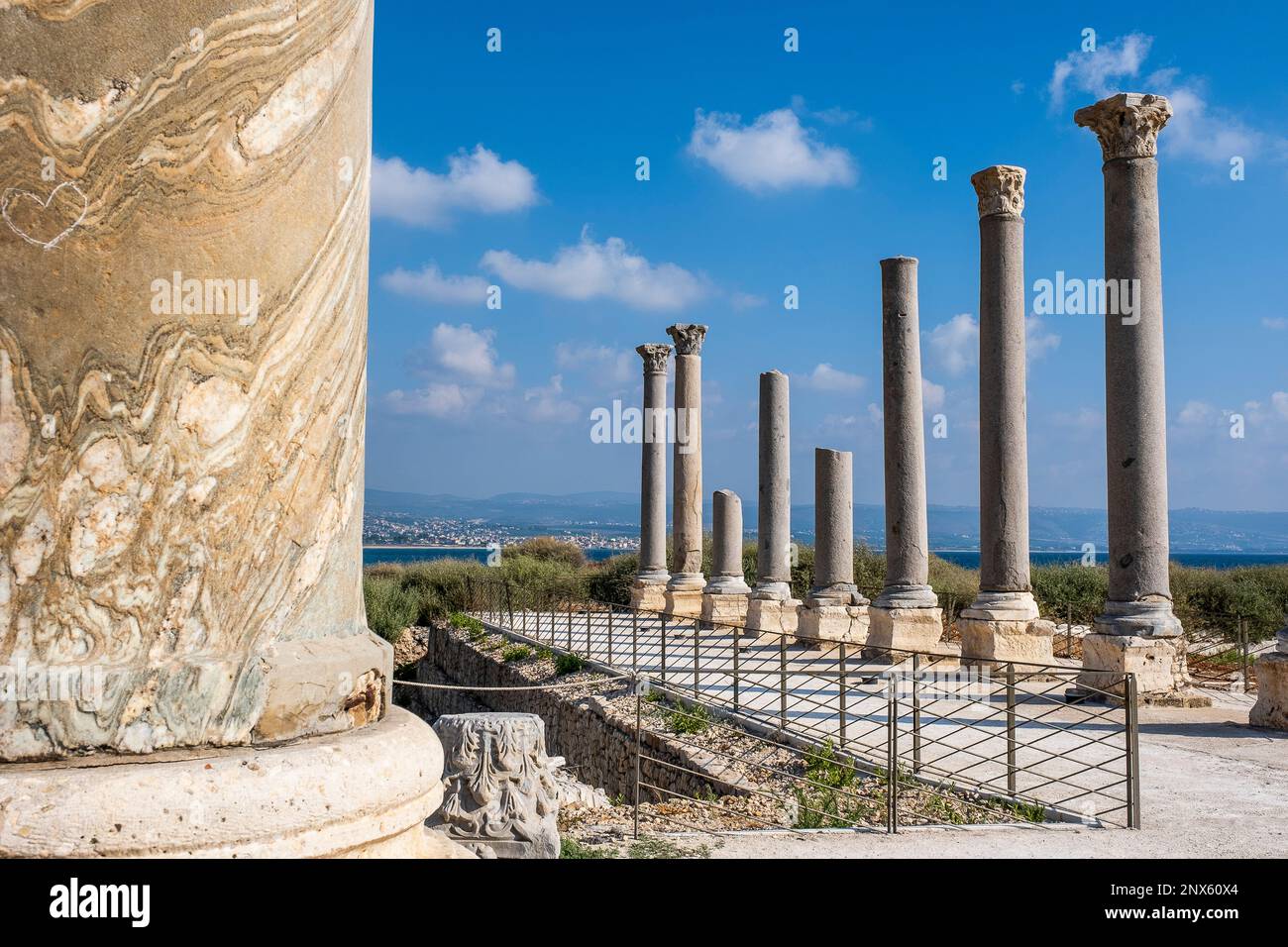 Al-Mina archaeological site, Tyre (Sour), Lebanon Stock Photo - Alamy