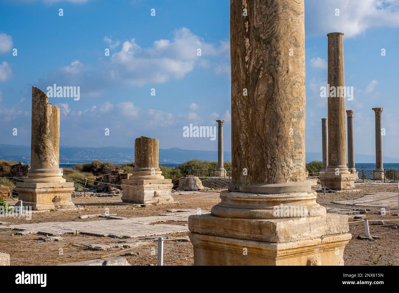 Al-Mina archaeological site, Tyre (Sour), Lebanon Stock Photo - Alamy