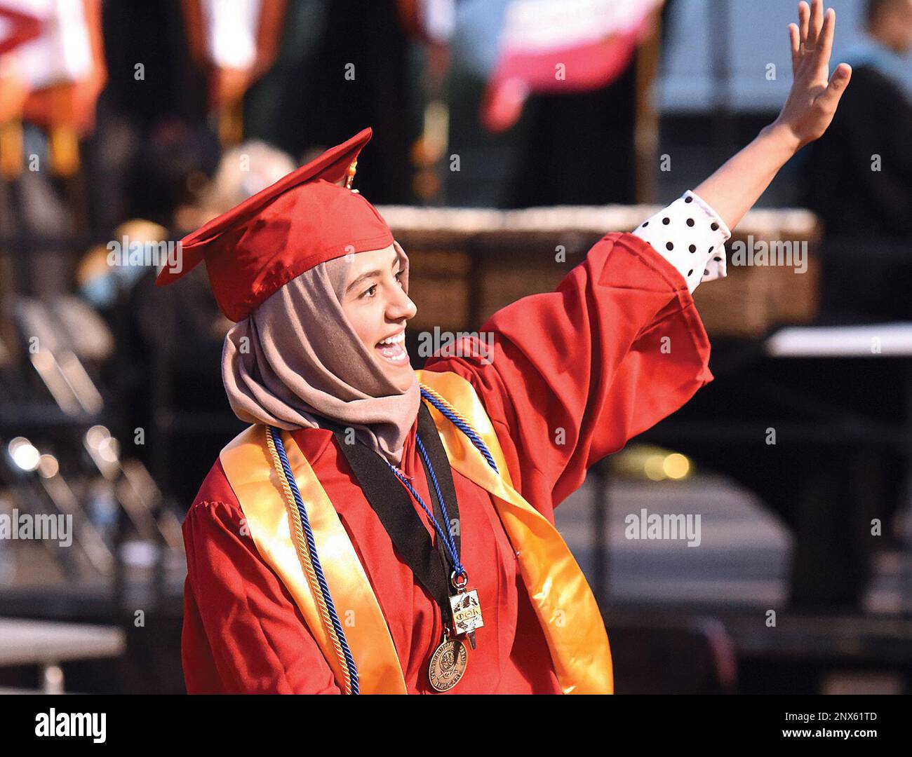 Porteville College's graduating student Mahliya Hizam Shamak Saleh ...