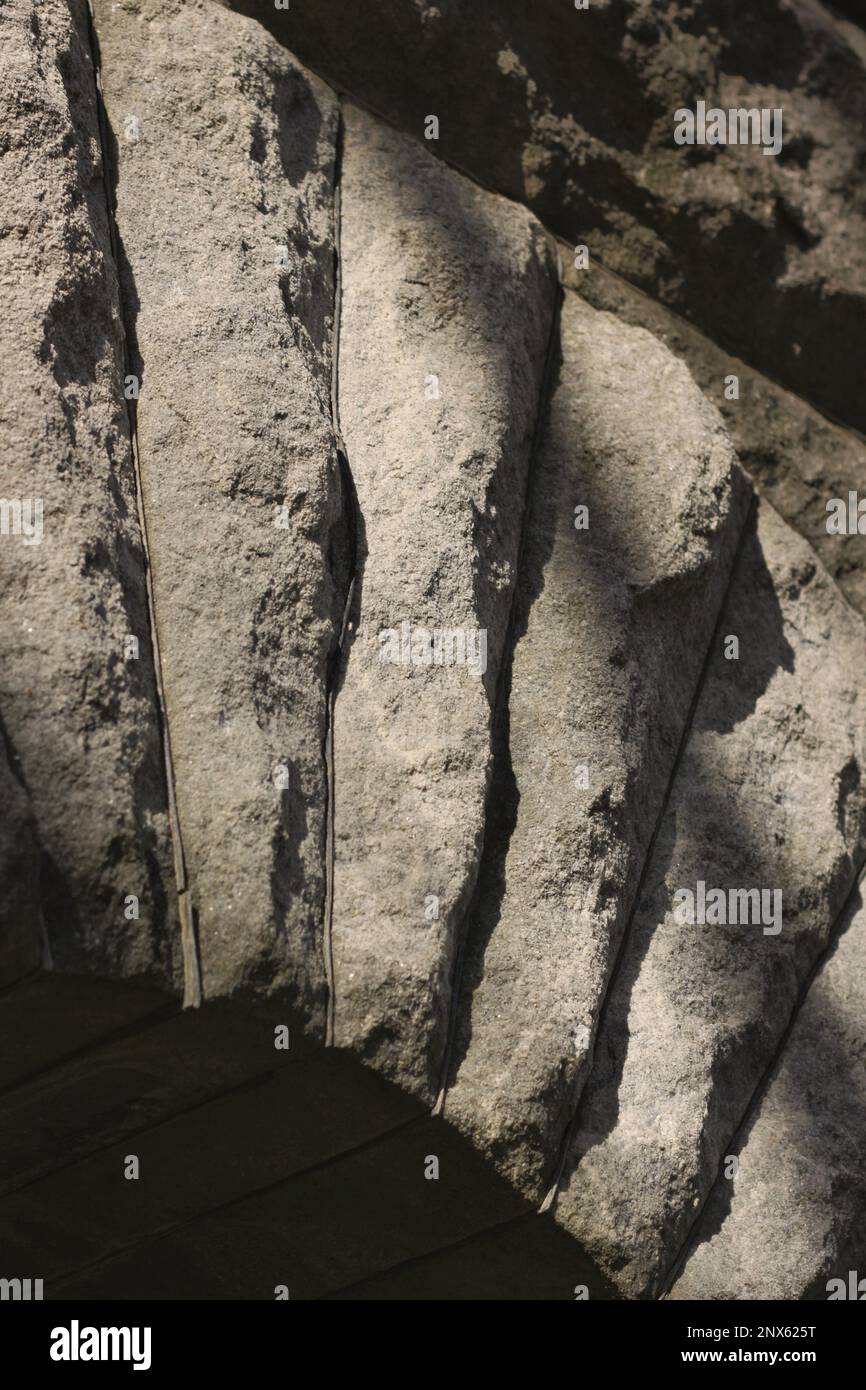 A closeup of a vintage stone arch with heavy stones Stock Photo - Alamy