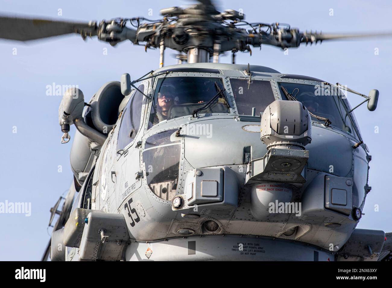 230118-N-SN516-1046 SOUTH CHINA SEA (Jan. 18, 2023) A U.S. Navy MH-60R ...