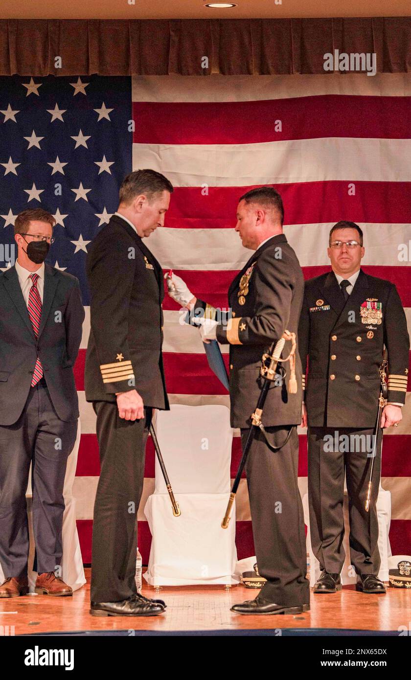 Rear Adm. Mark Sucato, right, commander, Navy Region Northwest ...