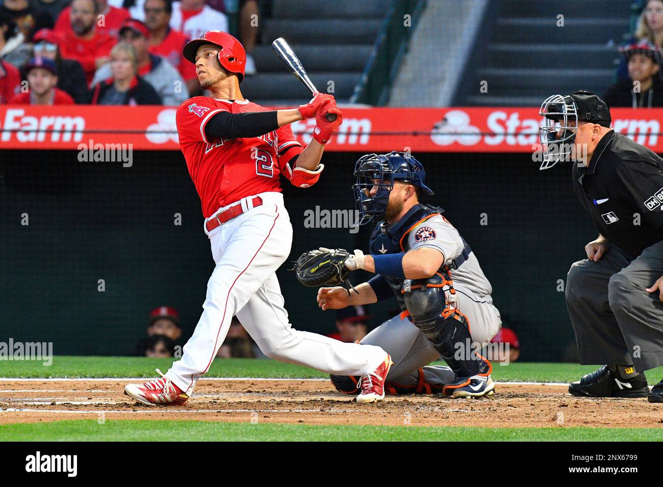 ANAHEIM, CA - MAY 14: Los Angeles Angels shortstop Andrelton Simmons (2 ...
