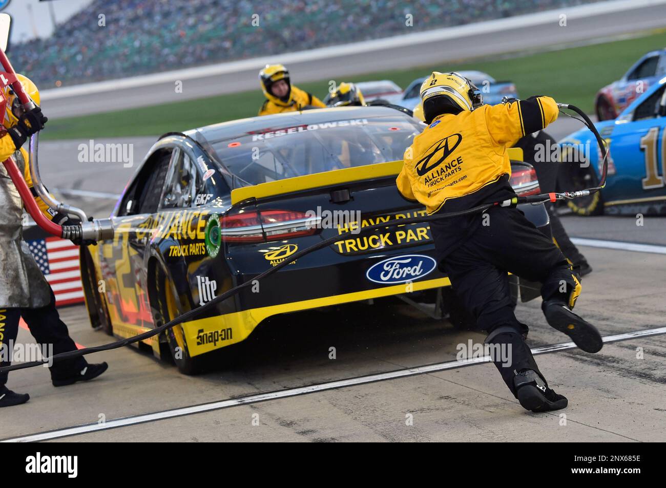 c2 during the NASCAR Monster Energy Cup Series KC Masterpiece 400 race ...