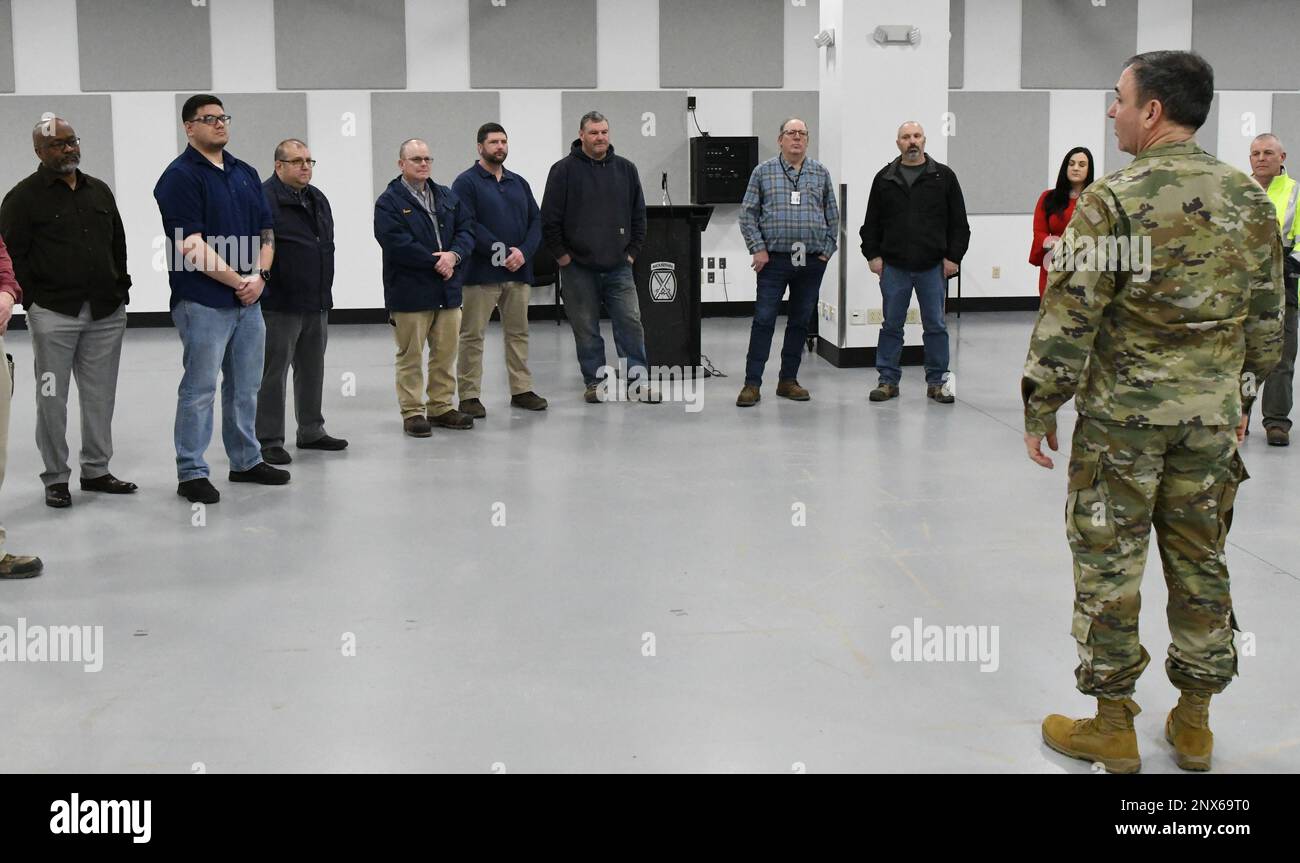 Commander of fort drum and the 10th mountain division hi-res stock ...