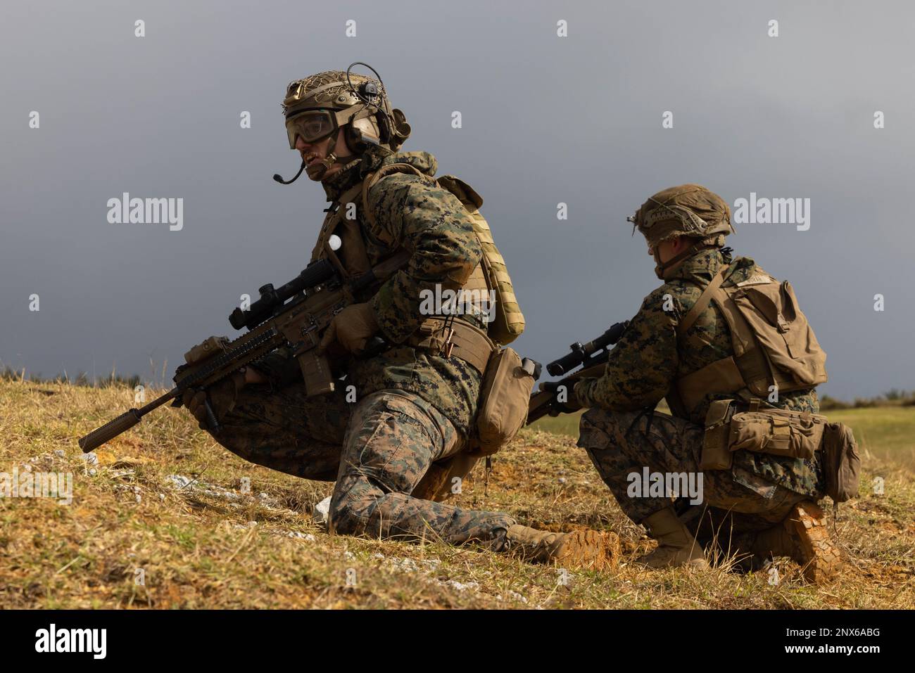 U.S. Marines with 1st Battalion, 2nd Marines, 3d Marine Division ...