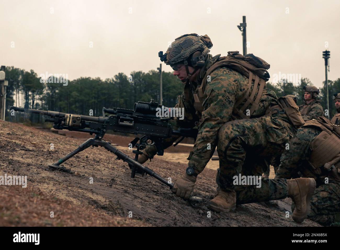 A U.S. Marine with 2d Battalion, 6th Marine Regiment, 2d Marine ...