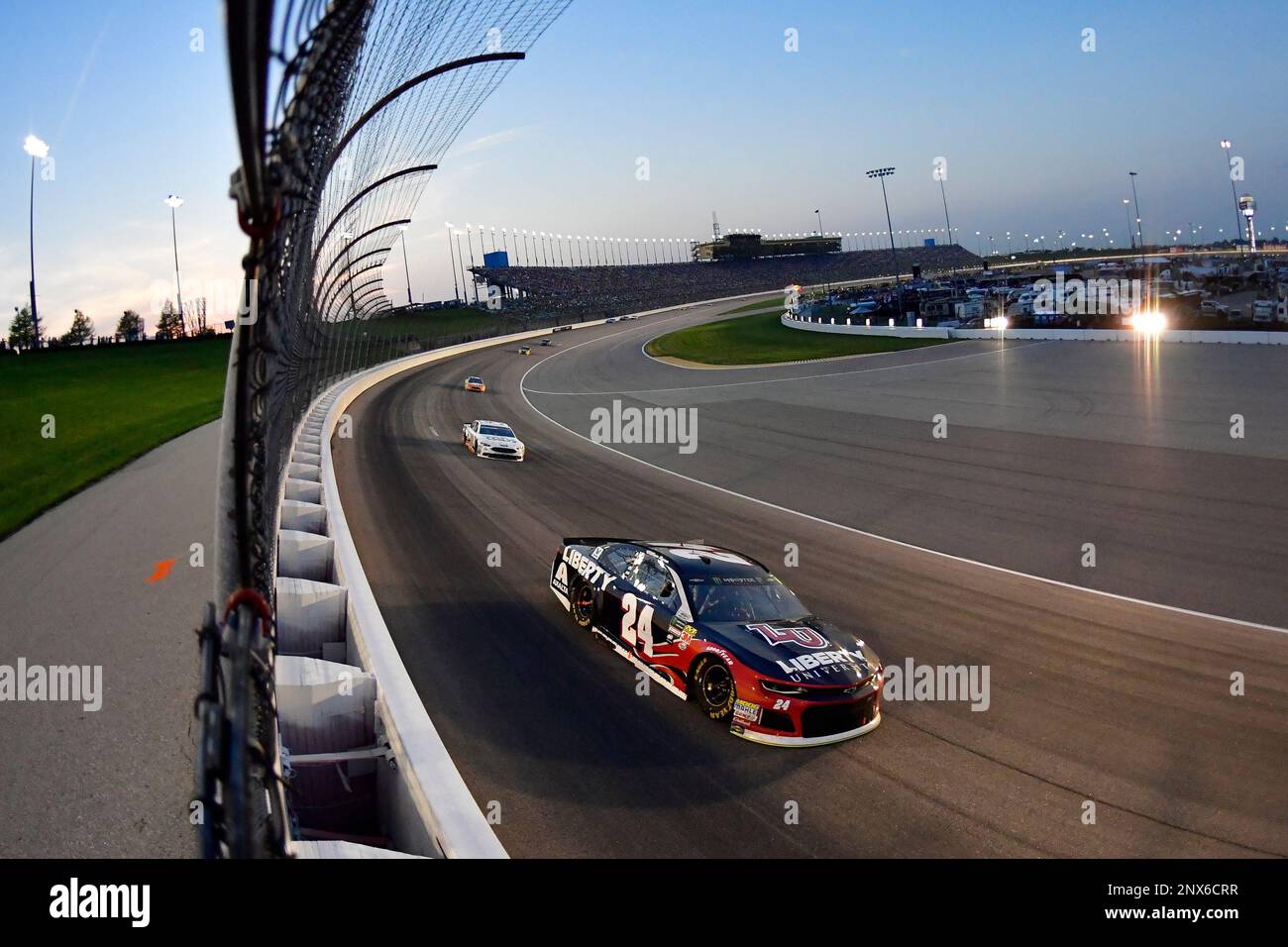 William Byron (24) during the Monster Energy NASCAR Cup Series KC ...
