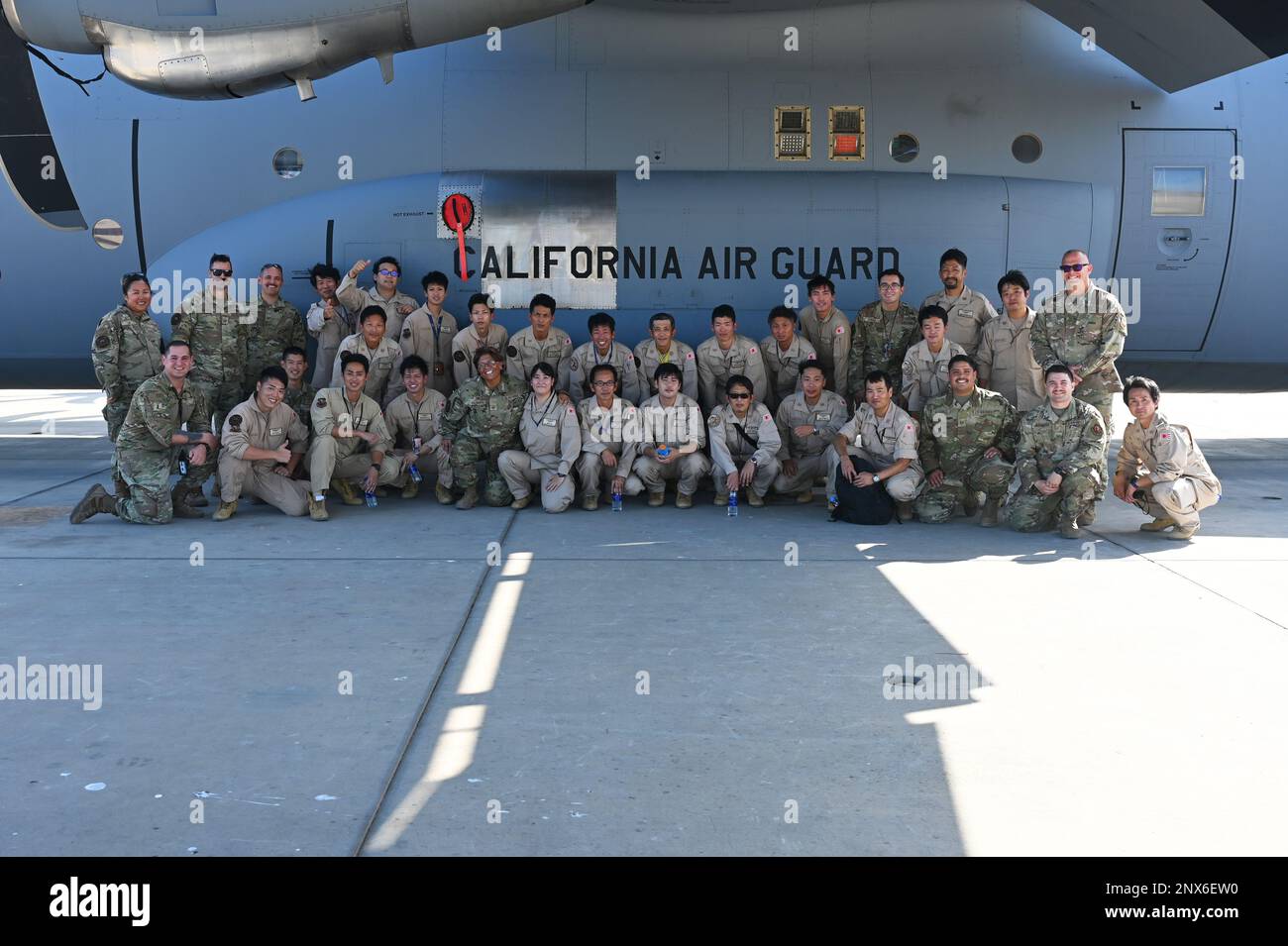 U.S. Air Force personnel with the 75th Expeditionary Airlift Squadron ...