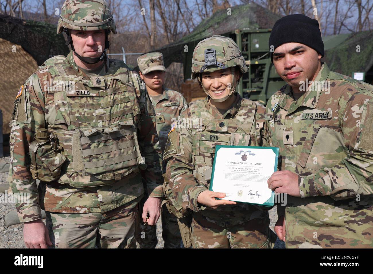 Soldiers assigned to 541st Field Feeding Company, 498th Combat ...