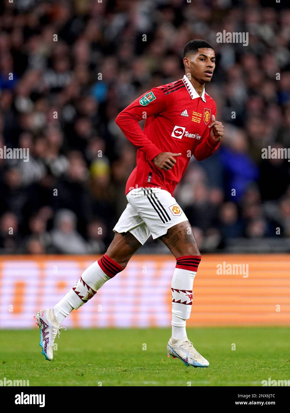 Manchester United's Marcus Rashford during the Carabao Cup Final match ...