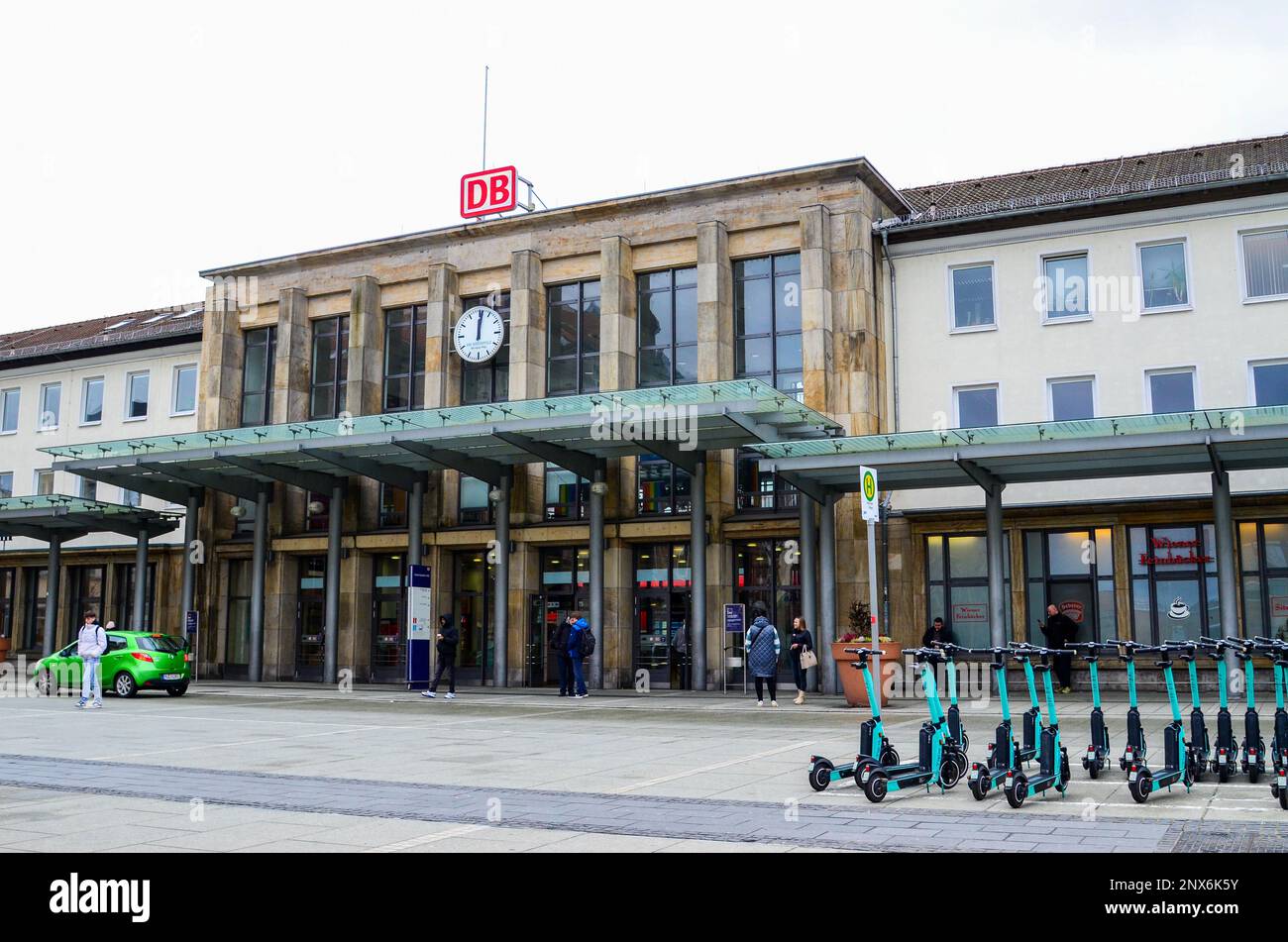 The Kaiserslautern Central Railway Station - Hauptbahnhof-Hbf is ...