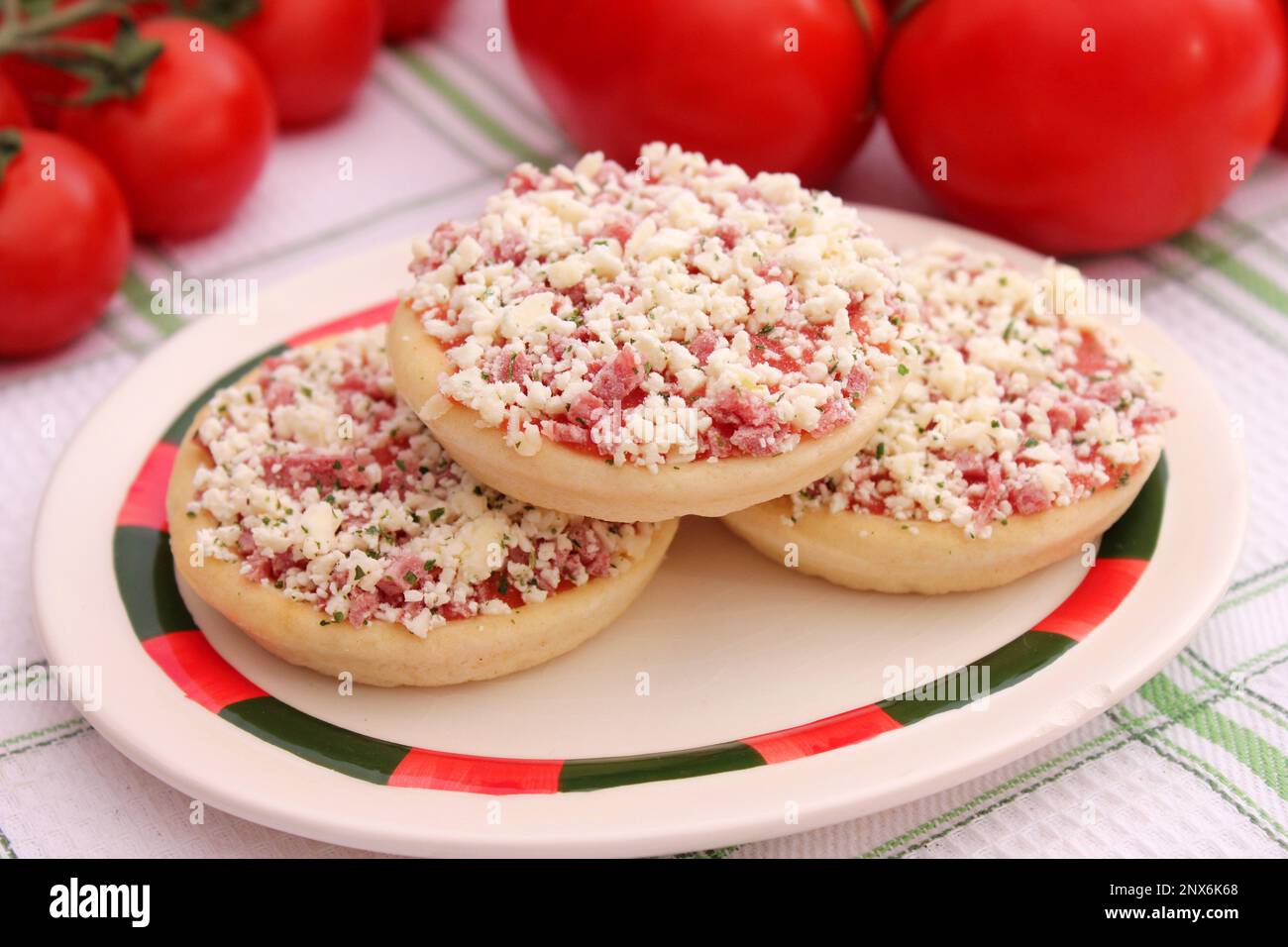 Mini pizza ready to hi-res stock photography and images - Alamy