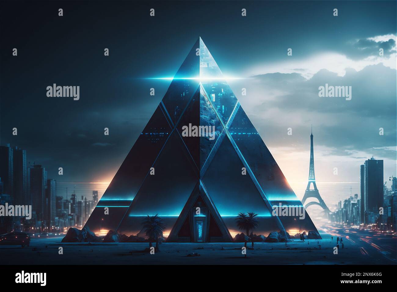 Illuminated triangle hi-res stock photography and images - Alamy
