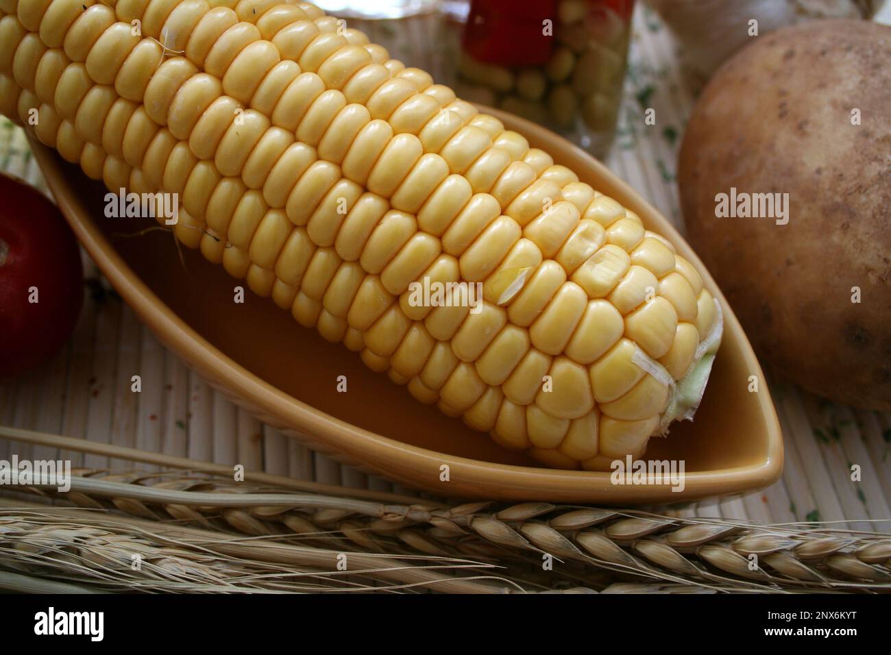 Corn On The Cob Stock Photo - Alamy