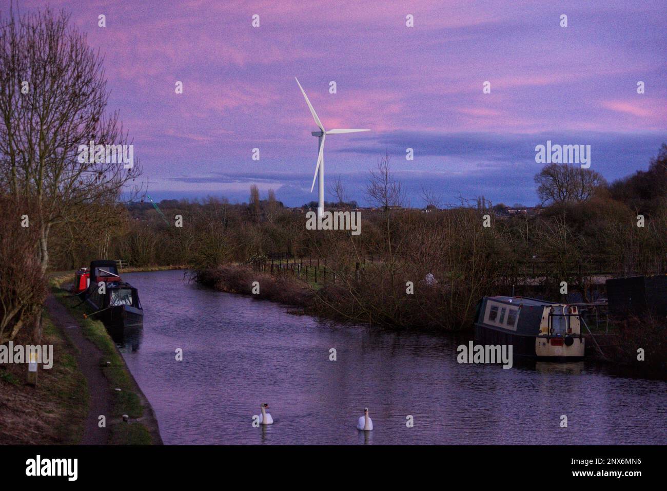 A photo of a dramatic skies over The Erewash Canal and Erewash Valley ...