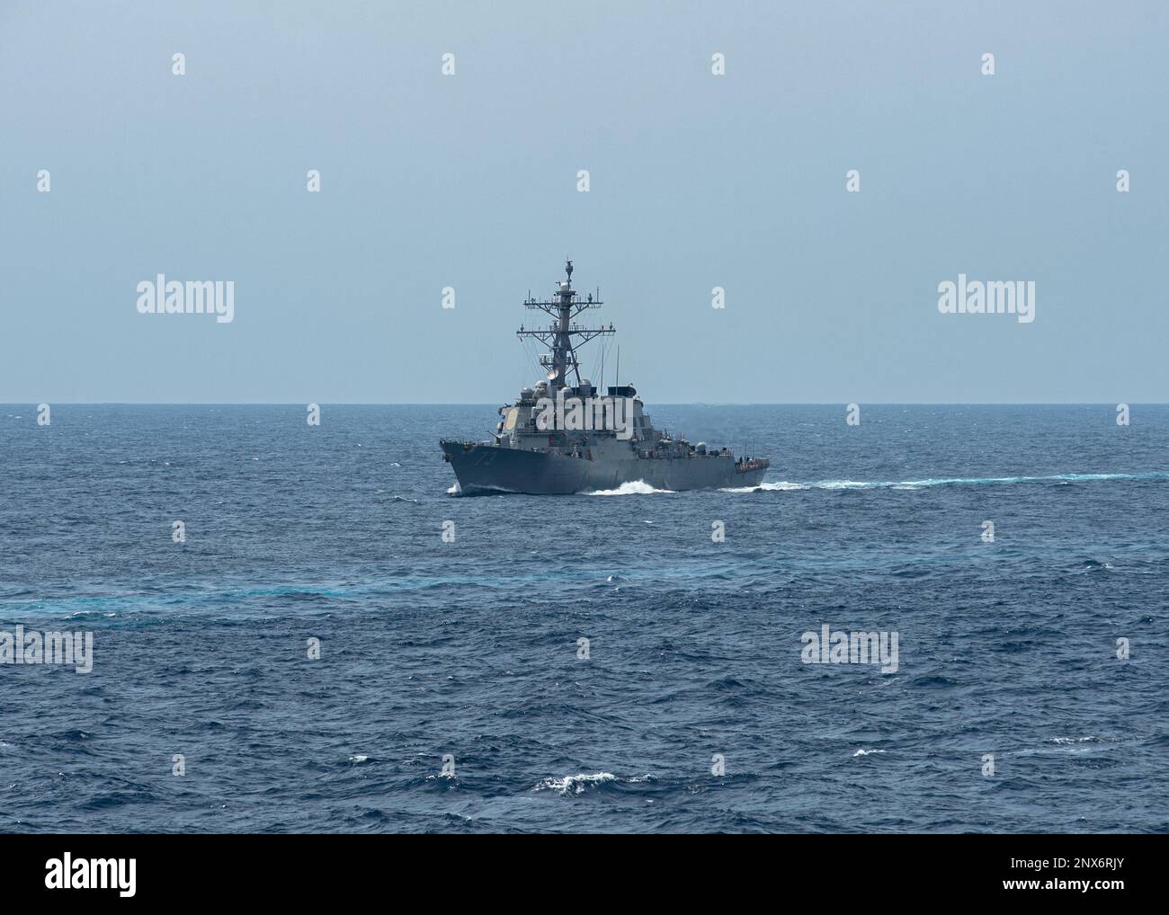 230215-N-MH015-1017 SOUTH CHINA SEA (Feb. 15, 2023) The Arleigh Burke ...