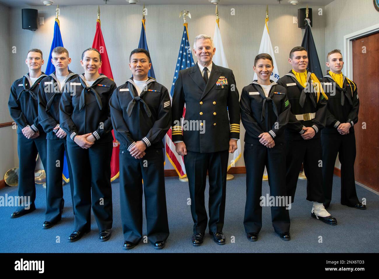 Sailors graduate boot camp during pass-in-review at U.S. Navy Recruit ...