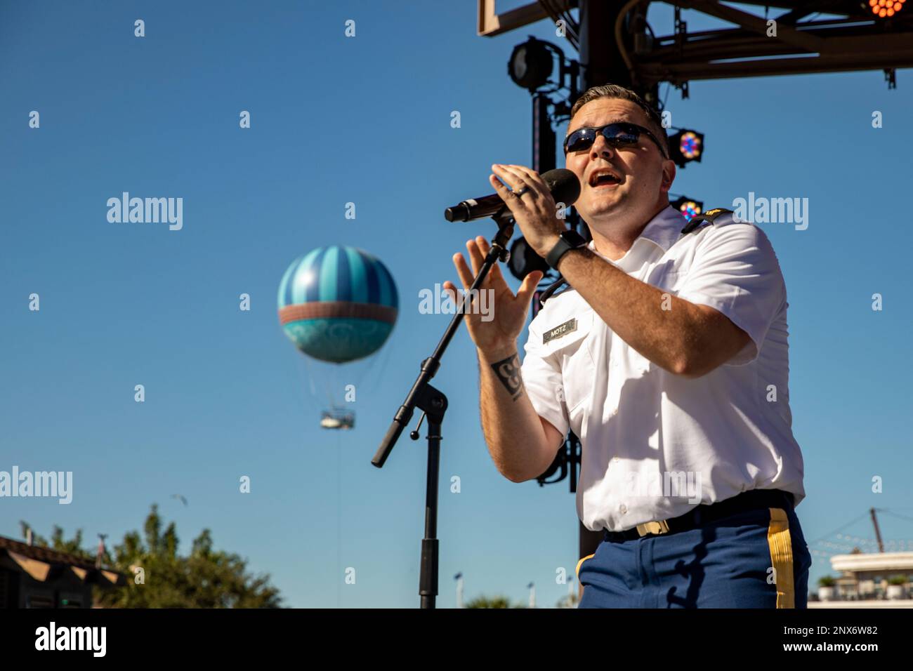 Sgt. James Motz, a vocalist assigned to the 3rd Infantry Division Band ...