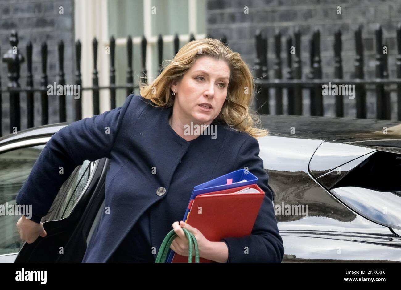 Penny Mordaunt MP (Lord President of the Council, Leader of the House of Commons) Arriving in ...