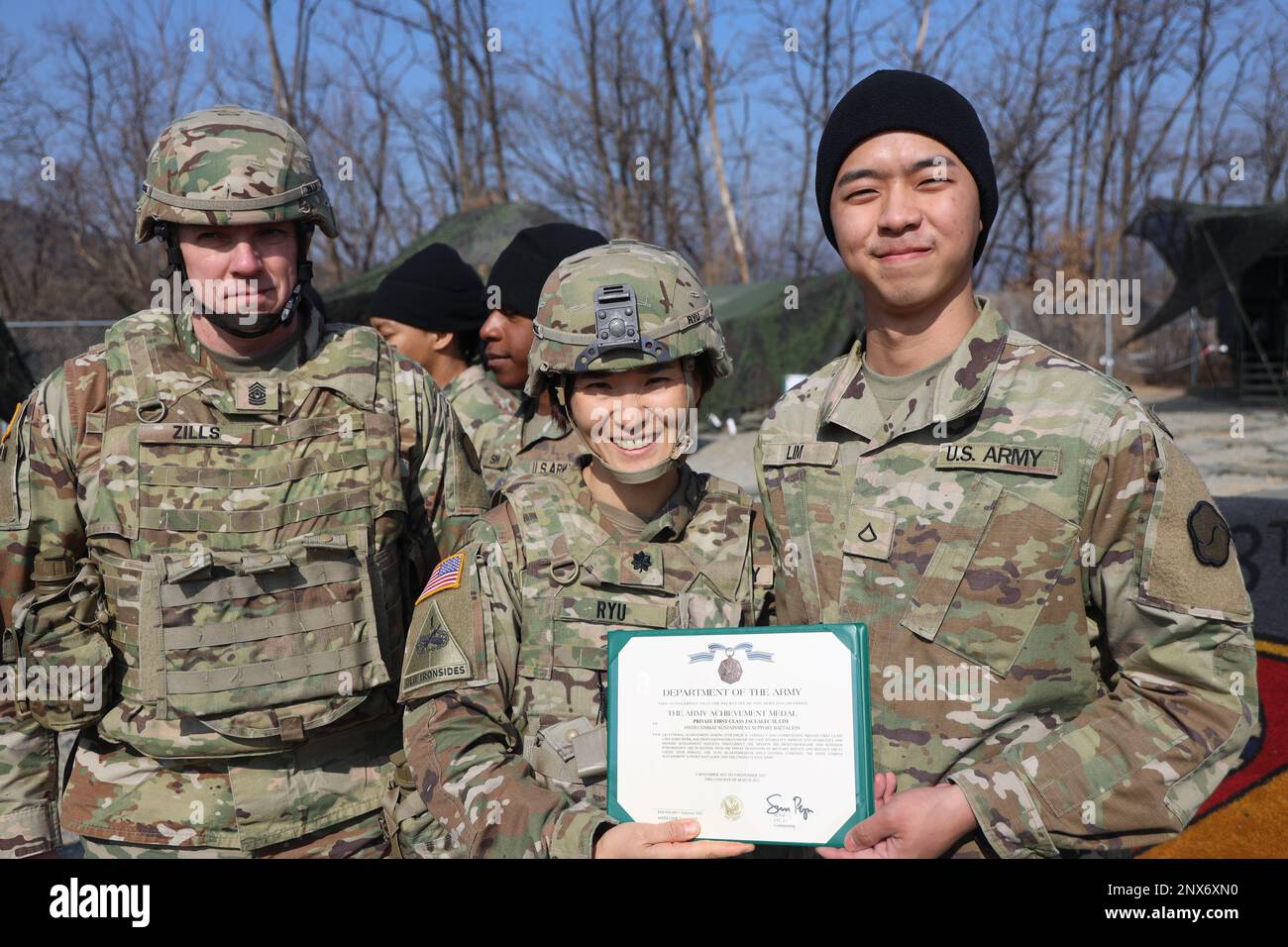 Soldiers assigned to 541st Field Feeding Company, 498th Combat ...