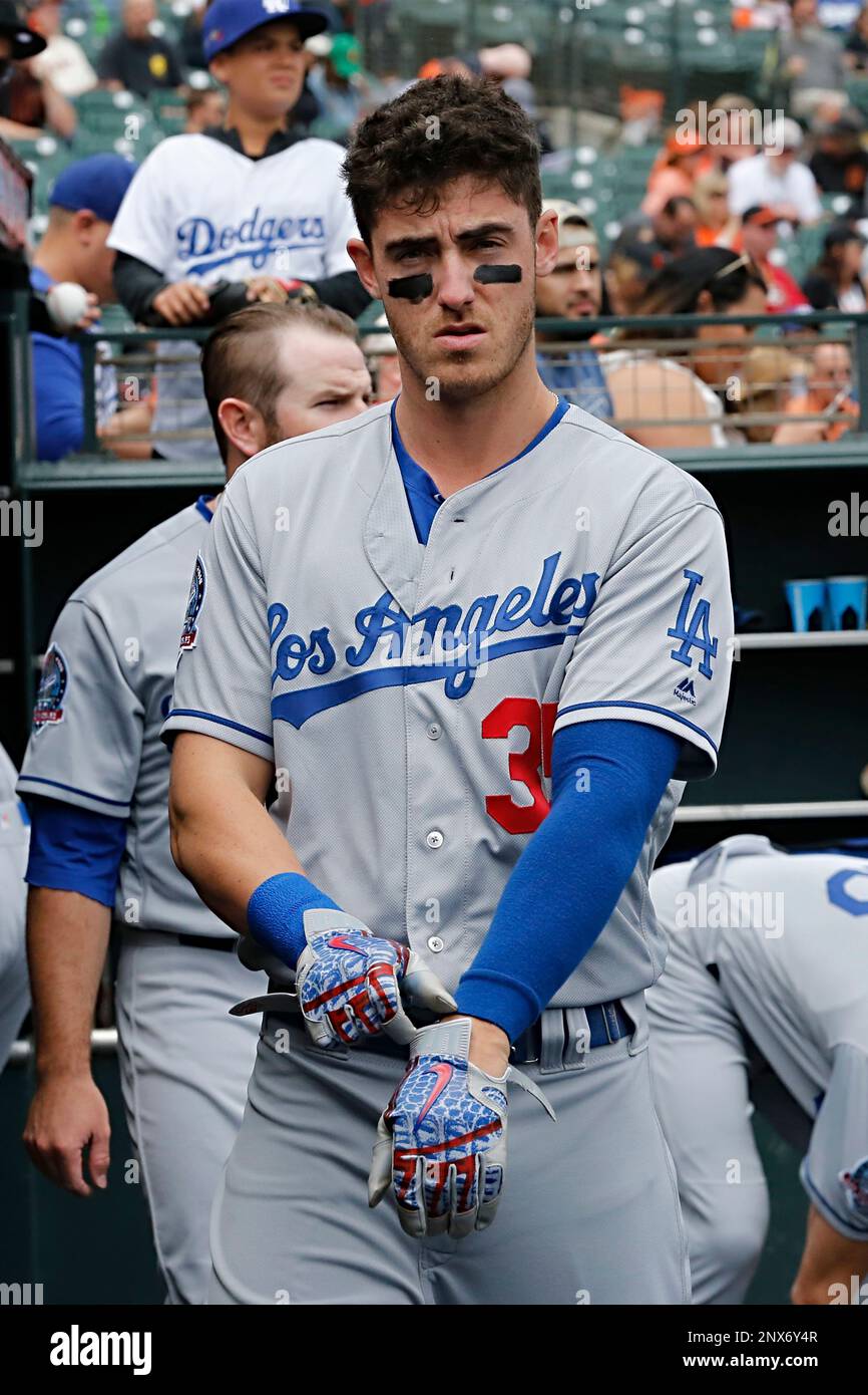 Los Angeles Dodgers first baseman Cody Bellinger (35) during a MLB ...