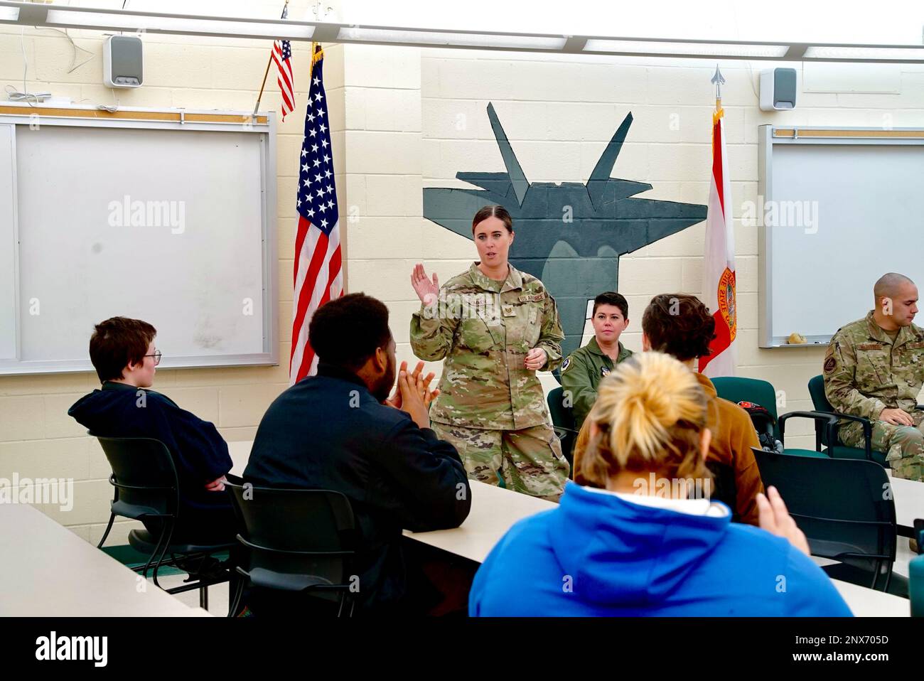 U.S. Air Force Master Sgt. Jamie Zimmer, 53d Wing command chief ...