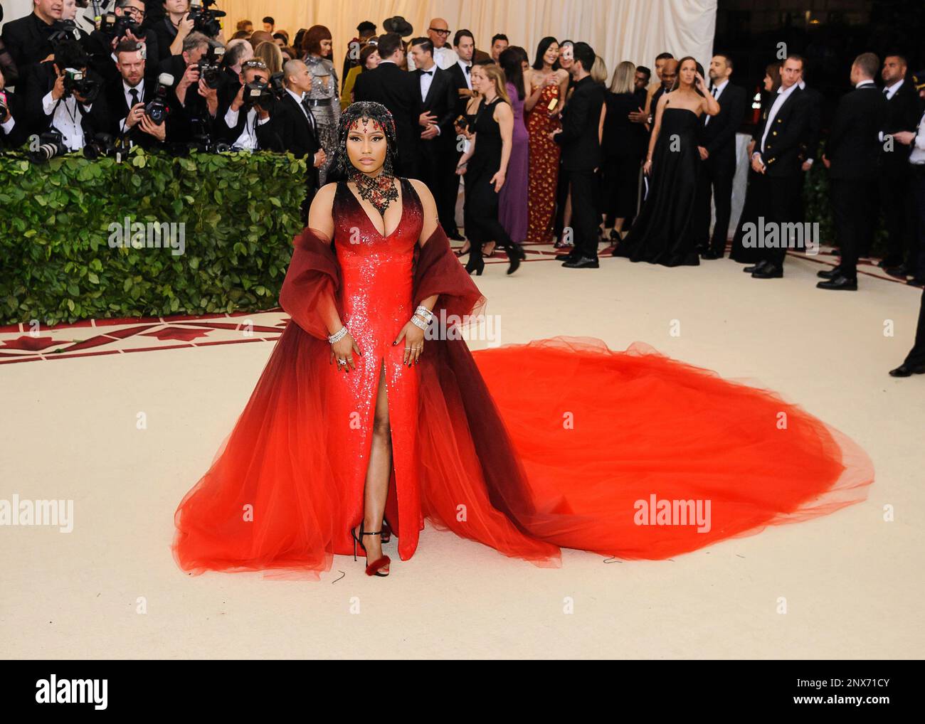 Photo by: ESBP/STAR MAX/IPx 2018 5/7/18 Nicki Minaj at the 2018 Costume ...