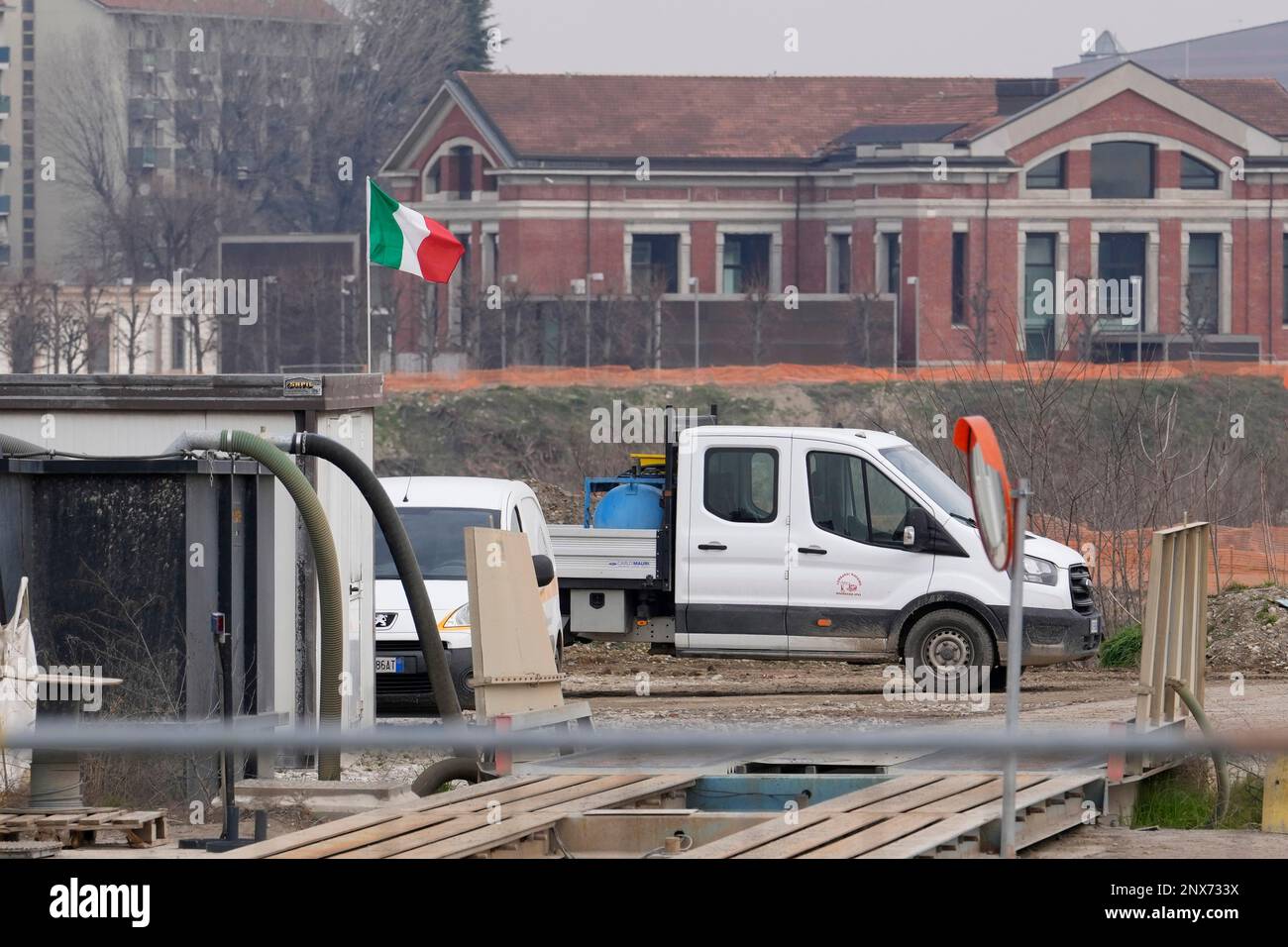 A view of the construction site of the Palaitalia at the Santa Giulia ...