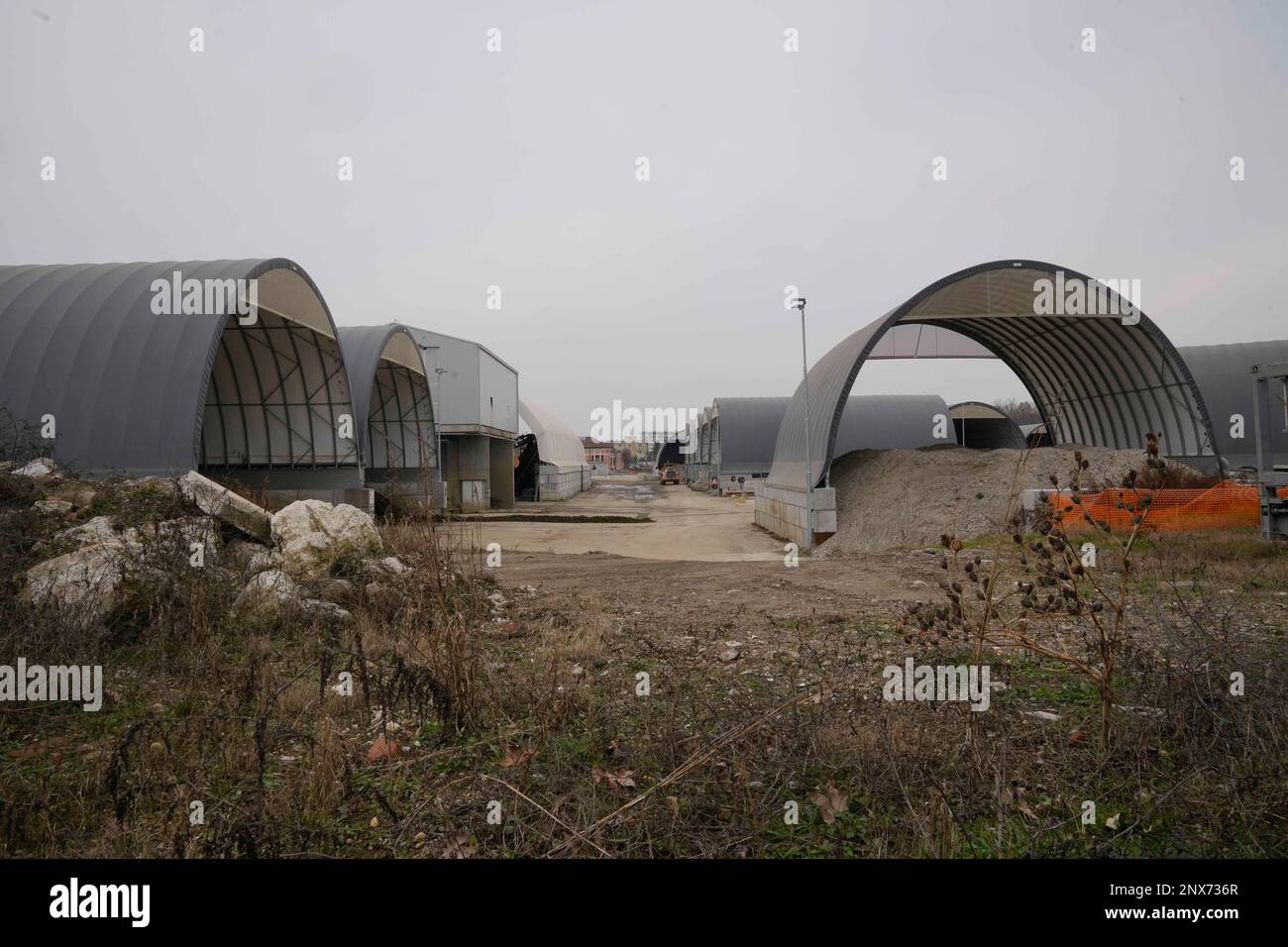 A view of the construction site of the Palaitalia at the Santa Giulia ...