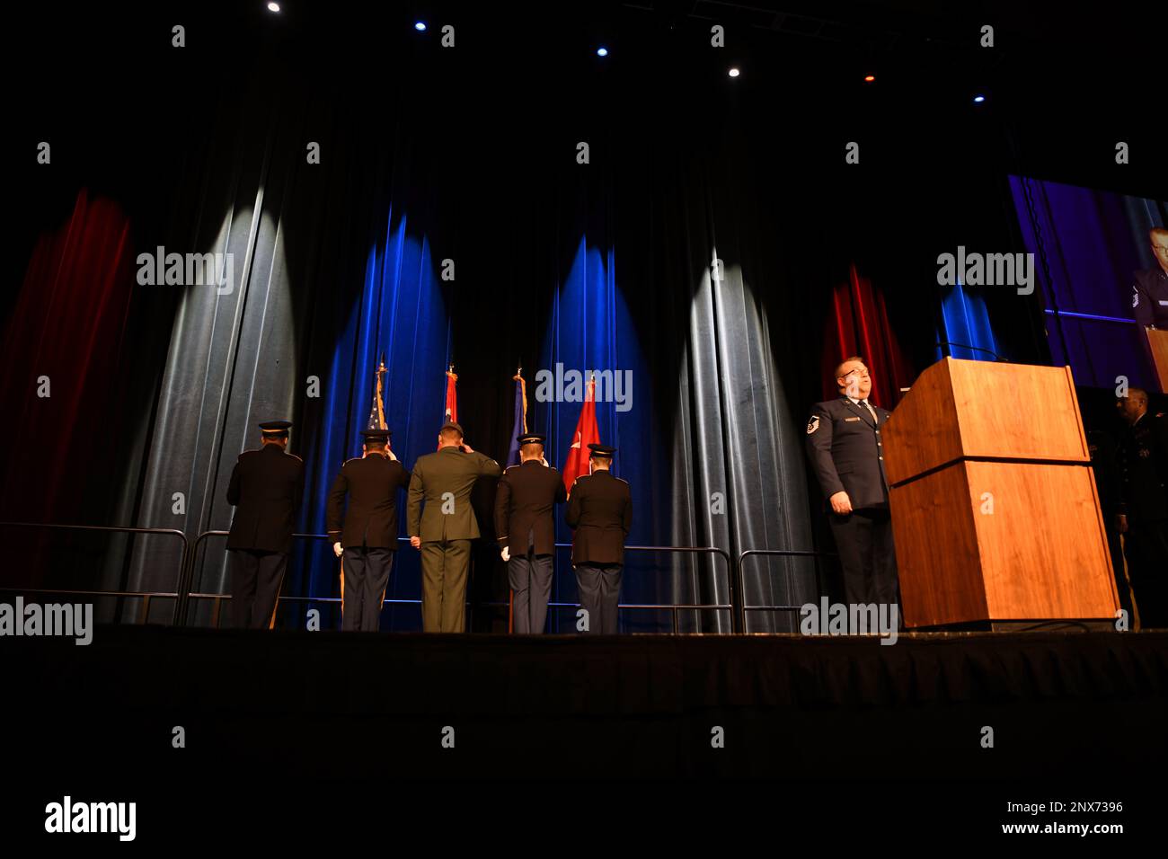 Master Sgt. Ryan Ringwelski of the 133rd Airlift Wing sings the ...