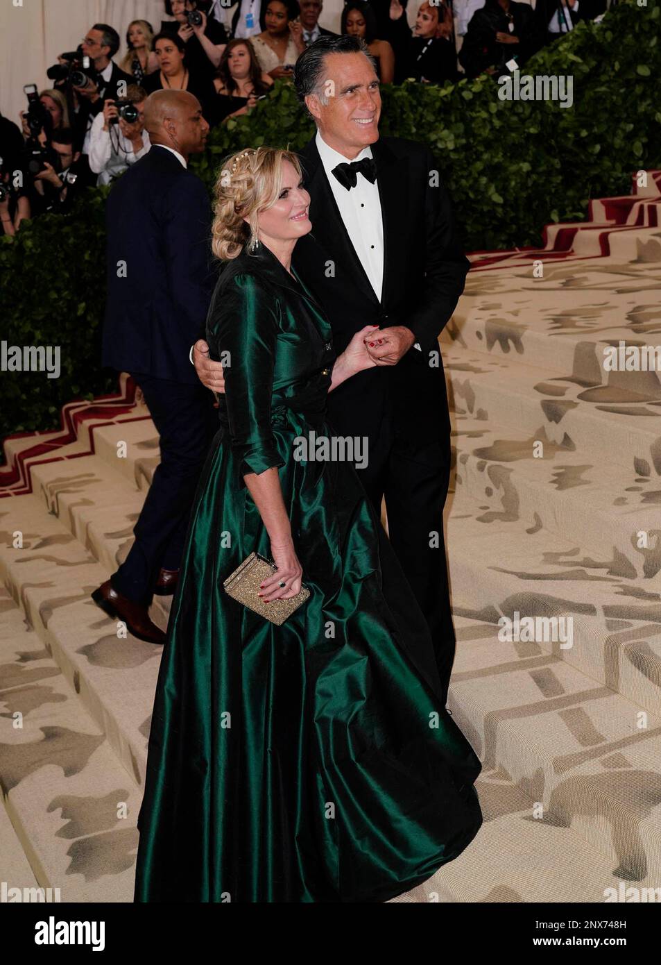 Photo by: XPX/STAR MAX/IPx 2018 5/7/18 Mitt Romney and Anne Romney at the 2018 Costume Institute ...