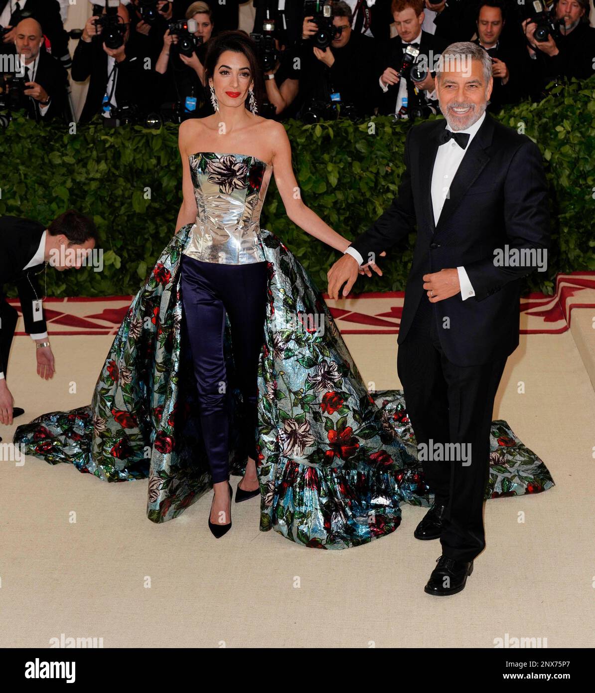 Photo by: XPX/STAR MAX/IPx 2018 5/7/18 Amal Clooney and George Clooney ...