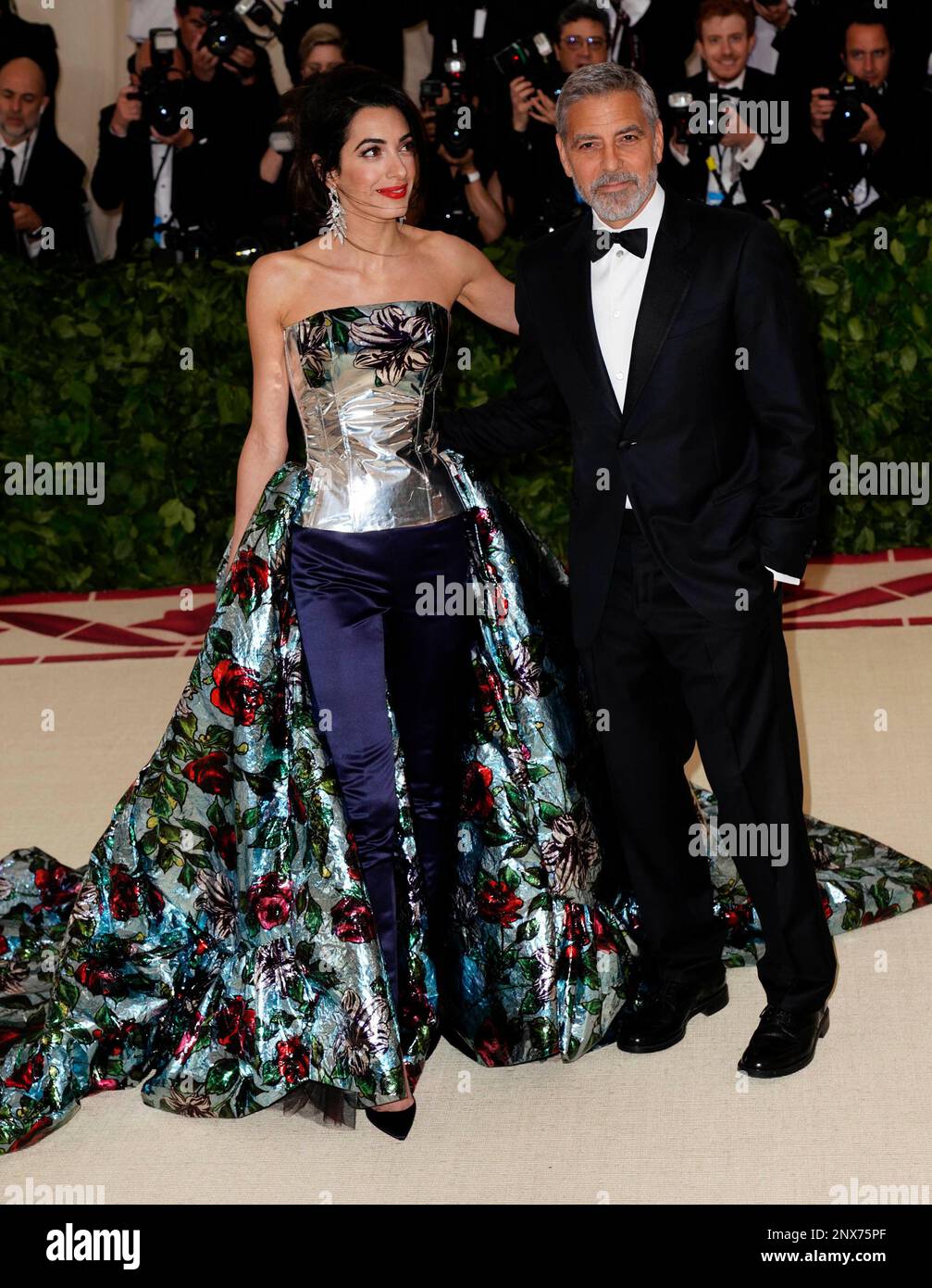 Photo by: XPX/STAR MAX/IPx 2018 5/7/18 Amal Clooney and George Clooney ...