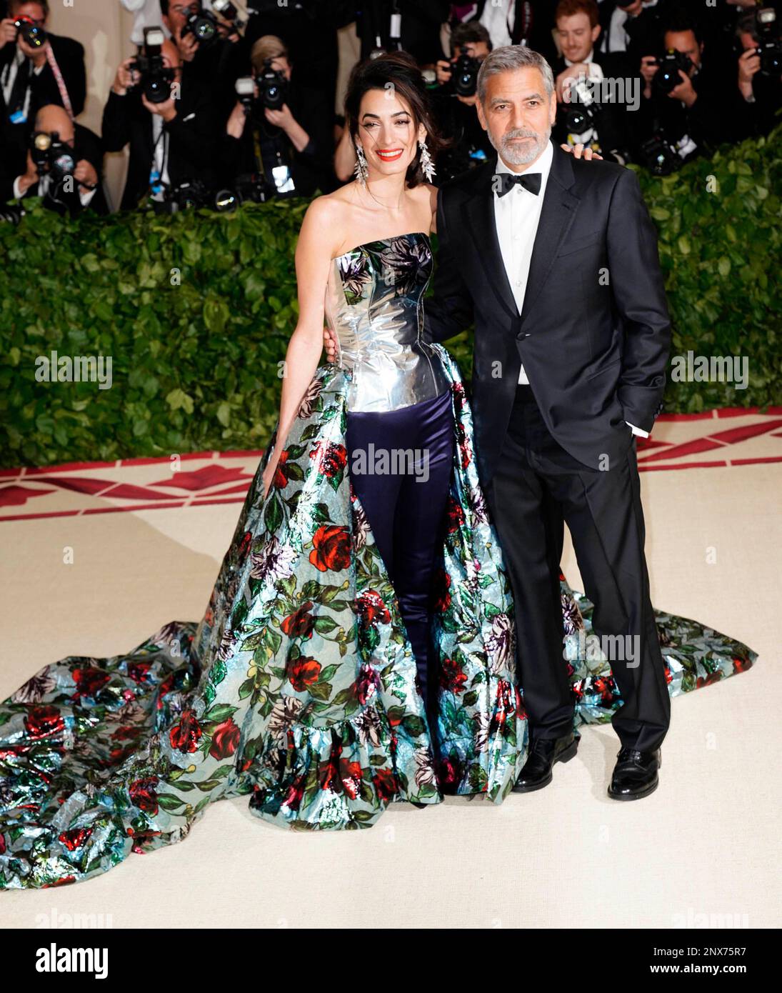 Photo by: XPX/STAR MAX/IPx 2018 5/7/18 Amal Clooney and George Clooney ...