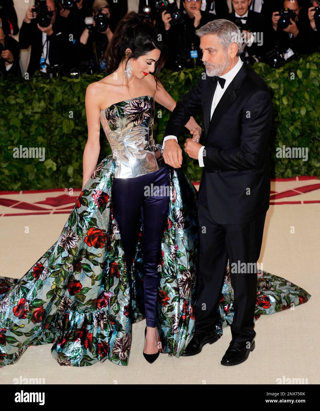 Photo by: XPX/STAR MAX/IPx 2018 5/7/18 Amal Clooney and George Clooney ...