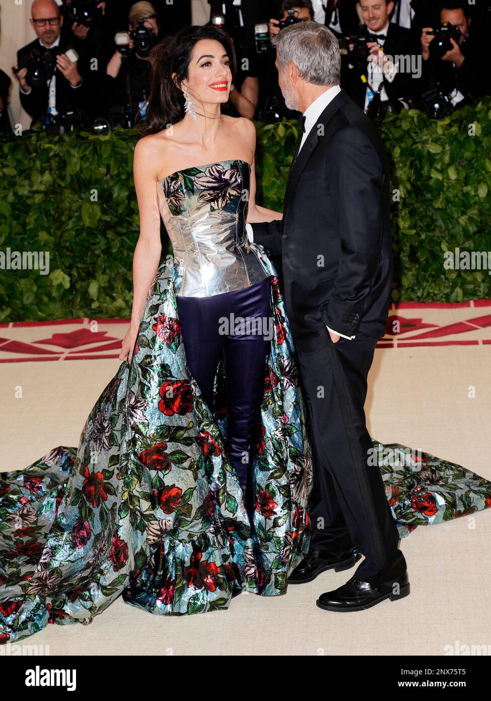 Photo by: XPX/STAR MAX/IPx 2018 5/7/18 Amal Clooney and George Clooney ...