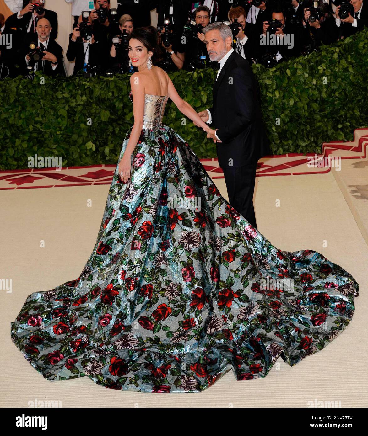 Photo by: XPX/STAR MAX/IPx 2018 5/7/18 Amal Clooney and George Clooney ...