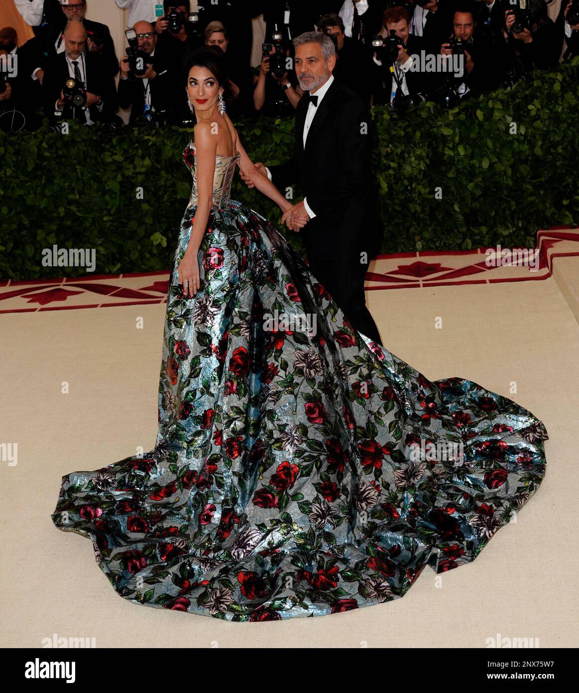 Photo by: XPX/STAR MAX/IPx 2018 5/7/18 Amal Clooney and George Clooney ...