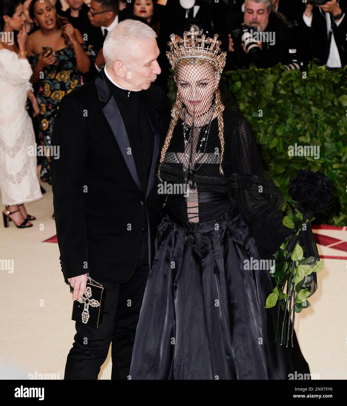 Photo by: XPX/STAR MAX/IPx 2018 5/7/18 Madonna and Jean-Paul Gaultier ...