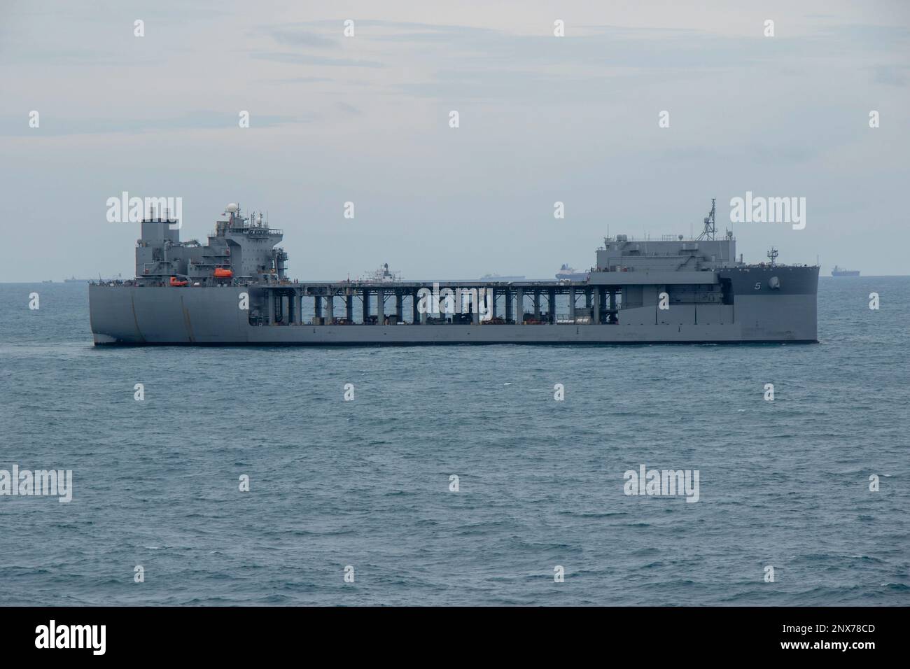 NATUNA SEA (Jan. 7, 2023) – Lewis B. Puller-class expeditionary mobile ...