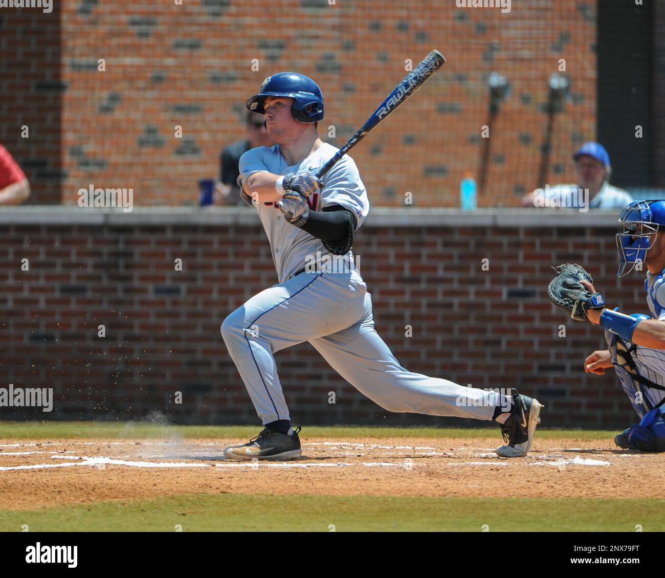 May 06, 2018; Memphis, TN, USA; Huskies outfielder, John Toppa (27) at ...