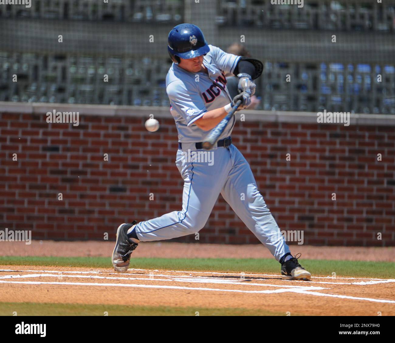 May 06, 2018; Memphis, TN, USA; UConn outfielder, John Toppa (27), at ...