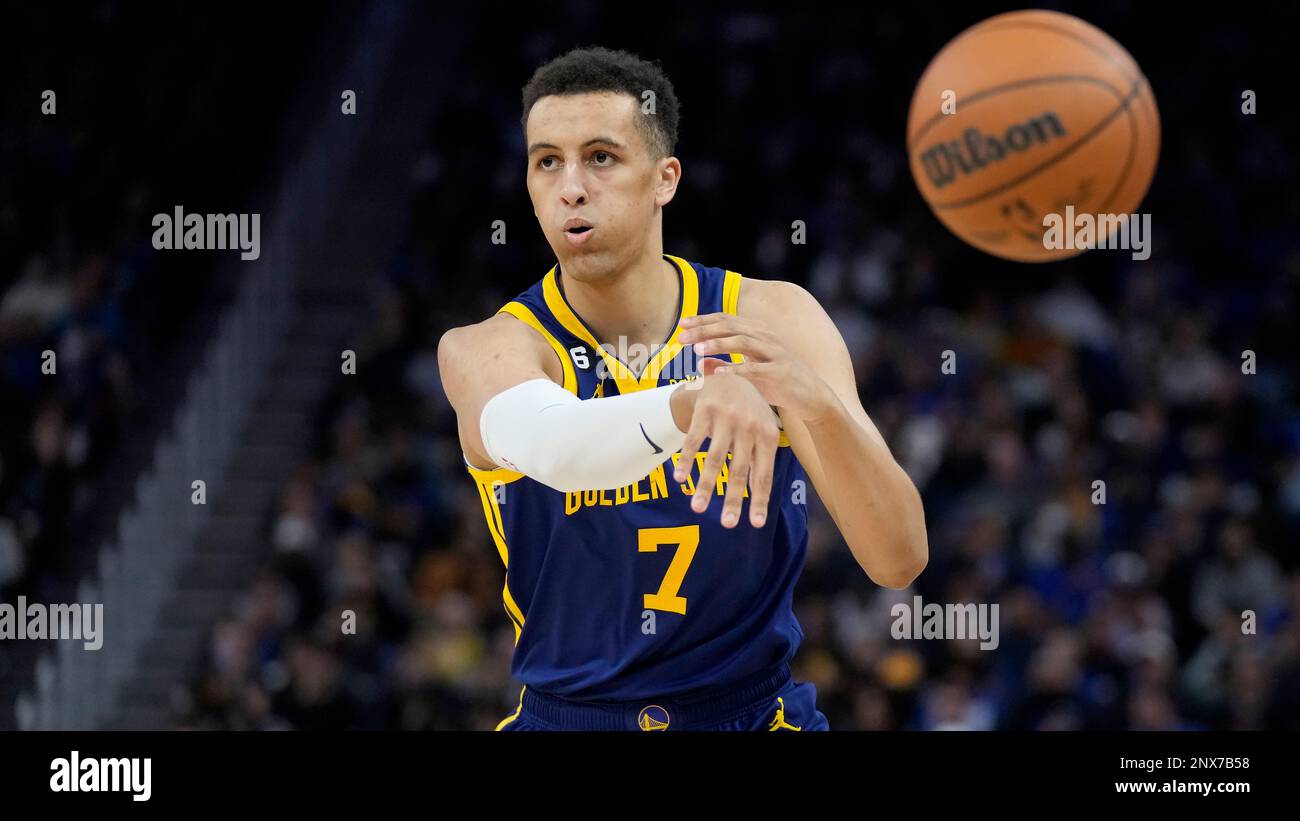 Golden State Warriors forward Patrick Baldwin Jr. (7) during an NBA ...